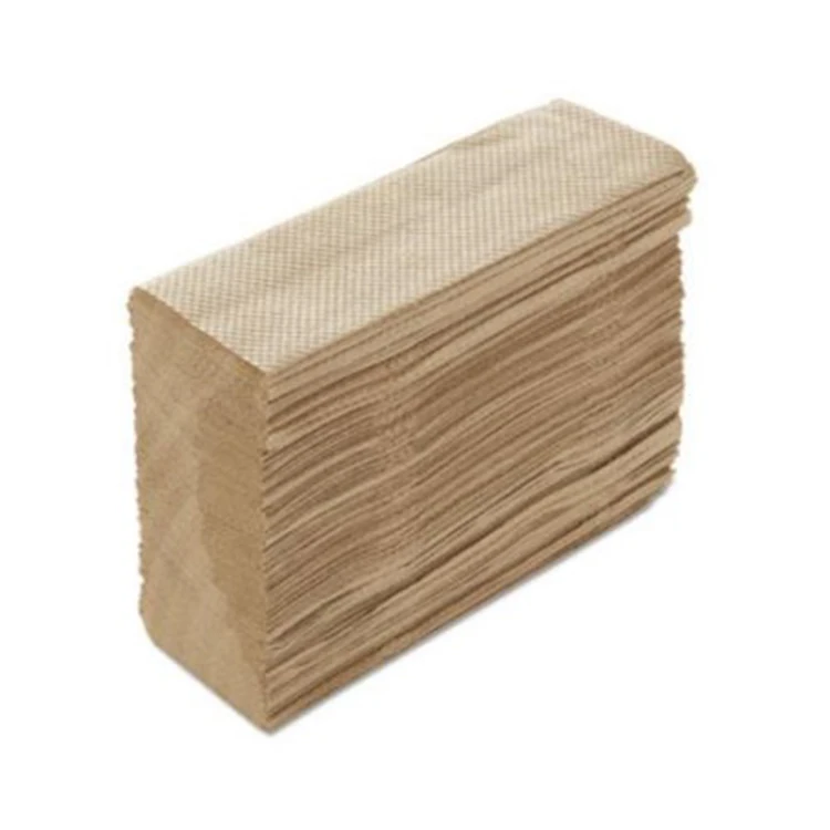 1ply Recycled White Or Kraft 9"*9" Or 23*23cm Multifold Paper Hand ...