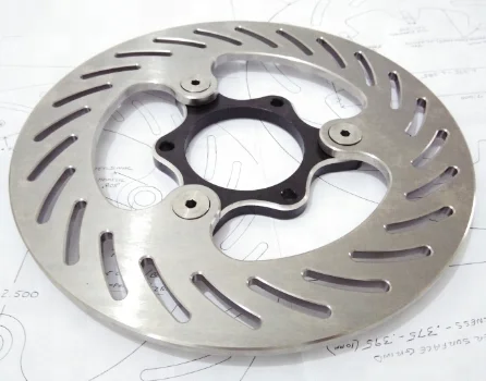 Micro Sprint Titanium Slotted Rotors 9.50 Inch - Universal