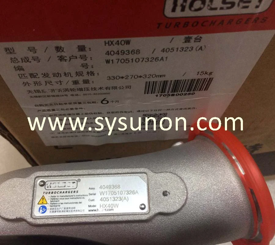 diesel 6ct Engine HX40W Turbocharger 4049368 / 4051300 / 4051322 ...
