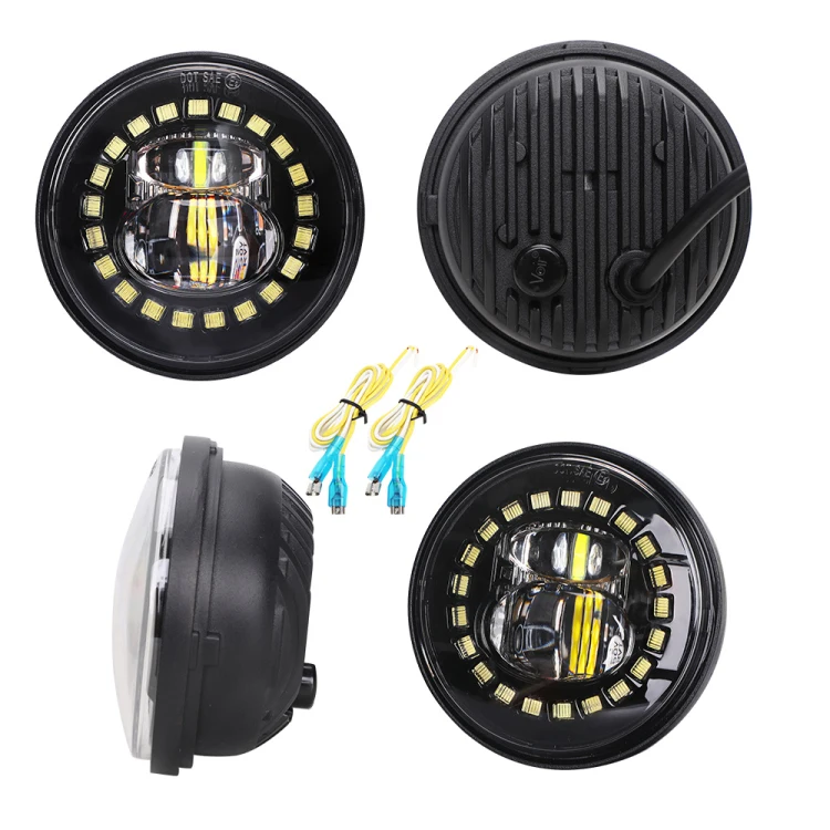 Loyo's Patent Clock Design 4.5 Inch Round Motorcycle Led Auxiliary ...