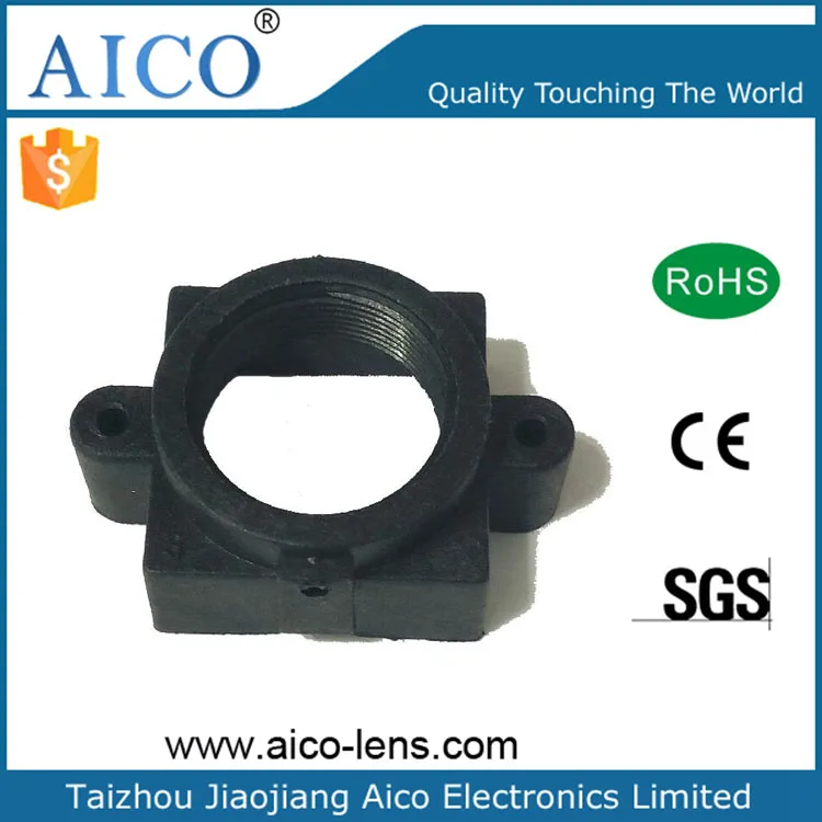 Black CCD / CMOS Sensor Hole Spacing 20mm Plastic M12 Board Lens Holder ...
