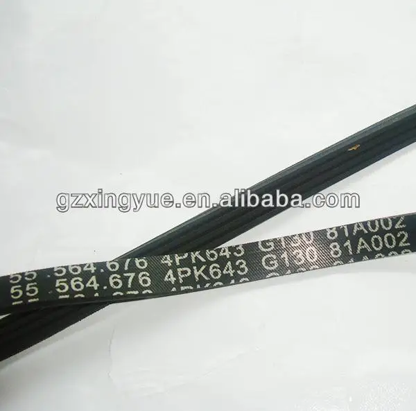 4PK643SF 55564676 93196953 4PK643 55354587 Serpentine Belts V-Ribbed ...