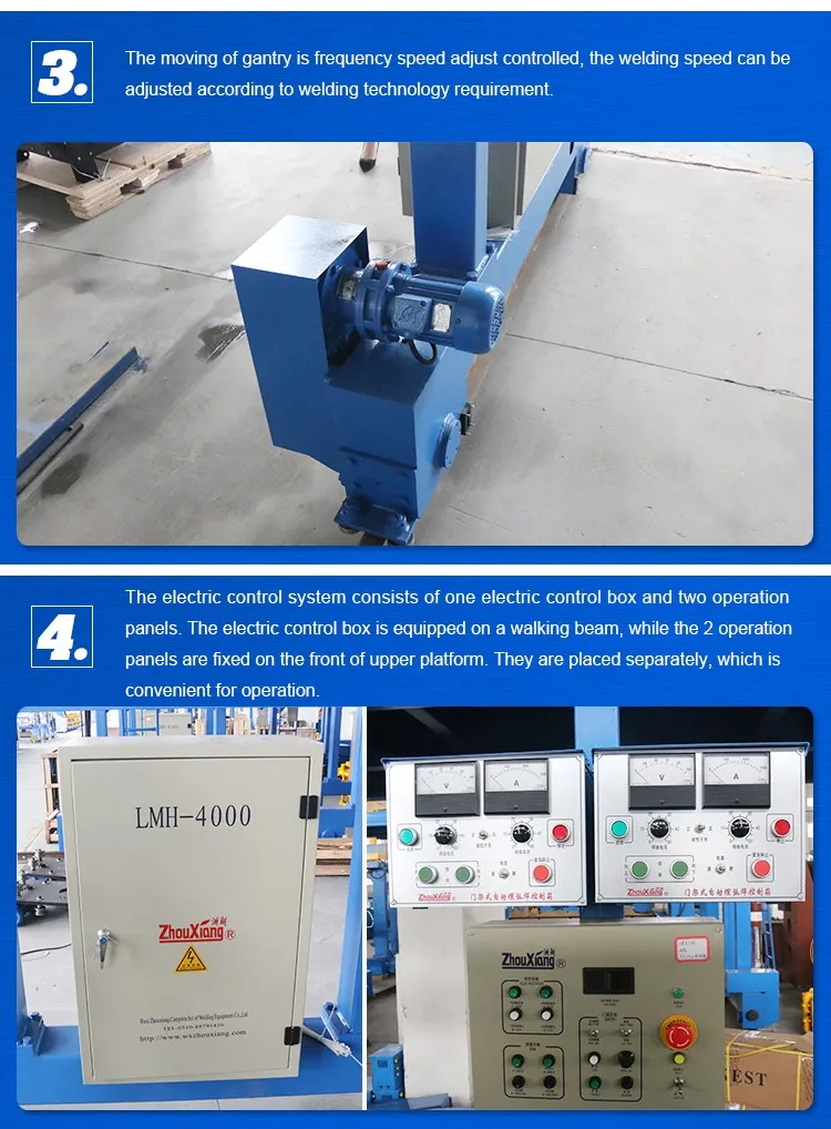 Gantry Type Automatic Submerged Arc Welding Machine - Buy Submerged Arc ...