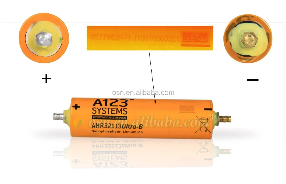 High Power Cells 3.3V 4ah A123 32113 Lifepo4 Rechargeable