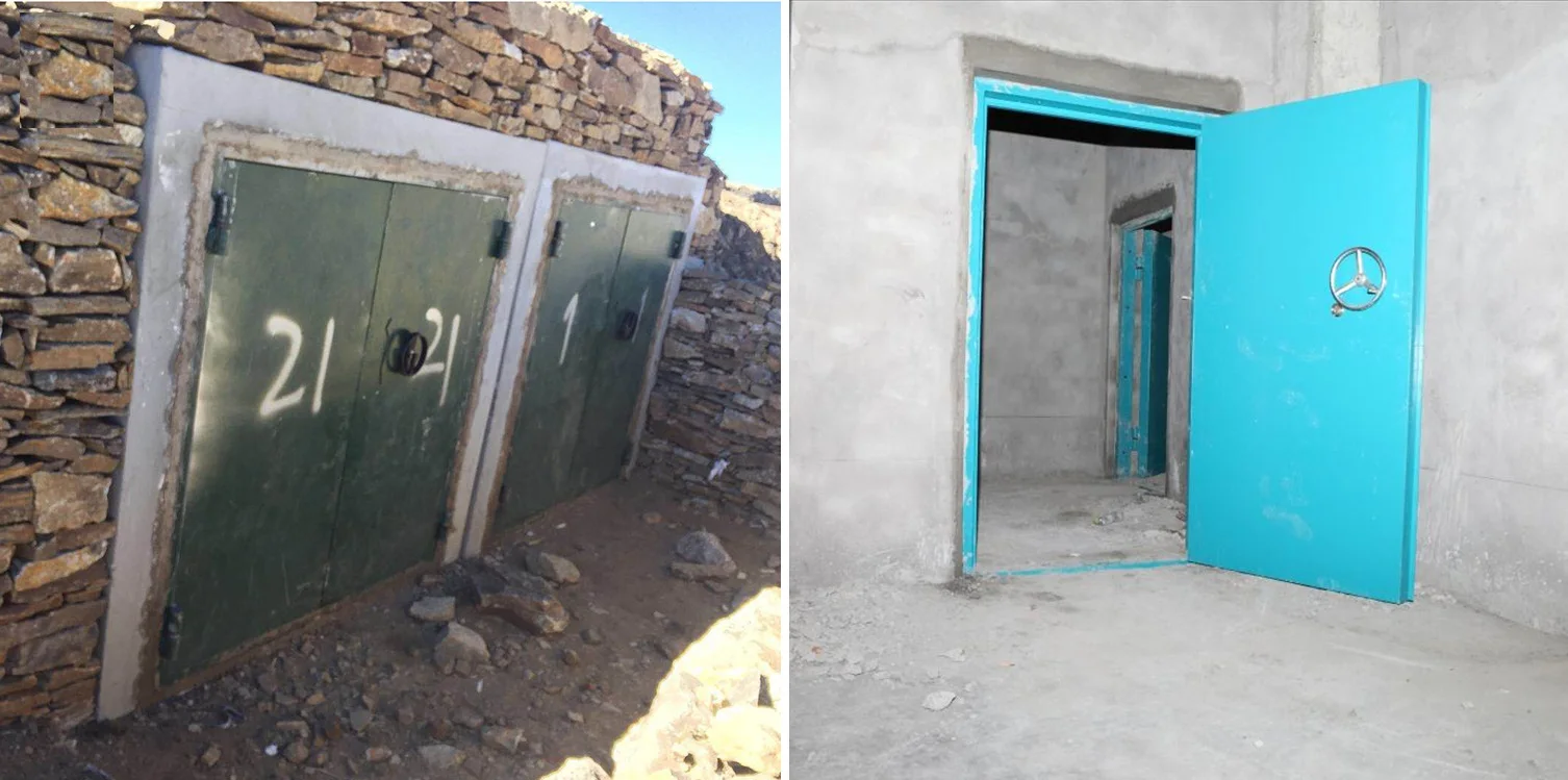 Steel Swing Blast Resistant Doors for Underground Bunkers