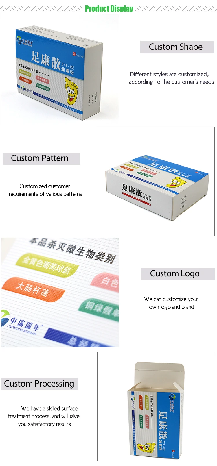 Pharmaceutical Medicine Packing Paper Folding Paper Case Carton ...