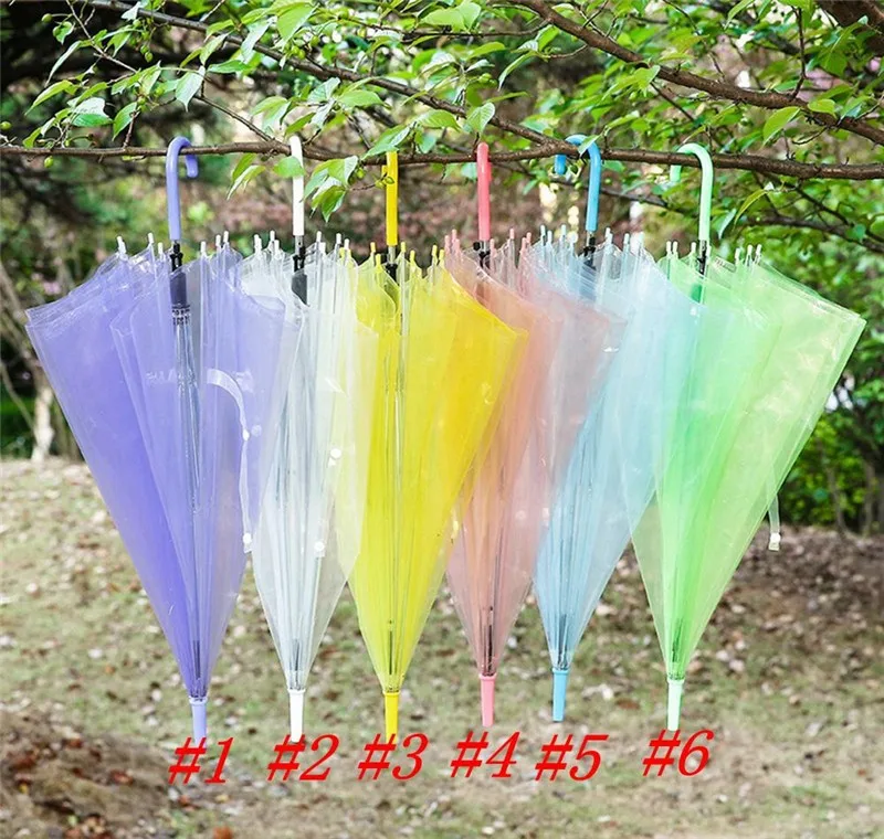 Clear Transparent Rain Umbrella - Perfect for All Occasions