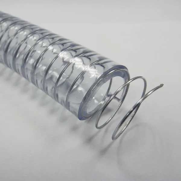 Clear Wire Reinforced Hose Flexible Stainless Steel Wire Braided Pvc ...