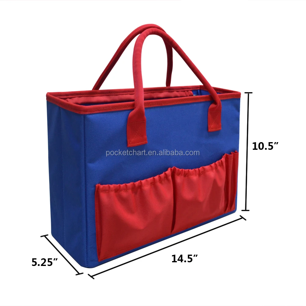Portable Tote Bag - Perfect for Teacher Folding & File Organization