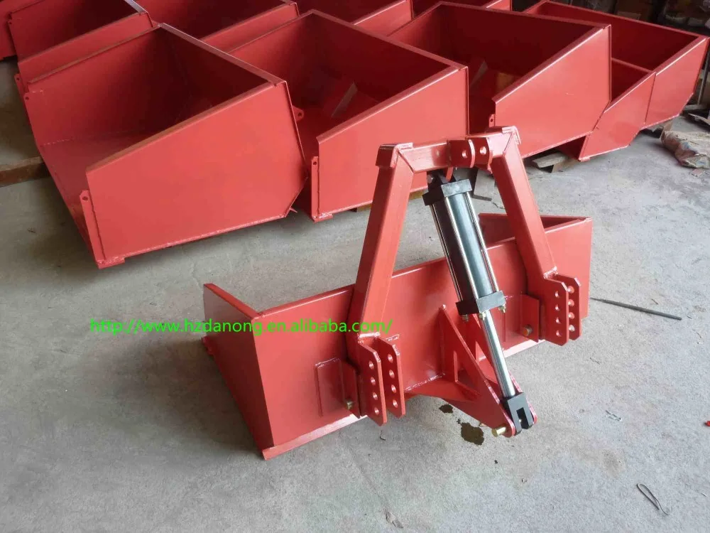 Tractors 3-point Linkage Hydraulic Tipping Tractors Transport Box ...