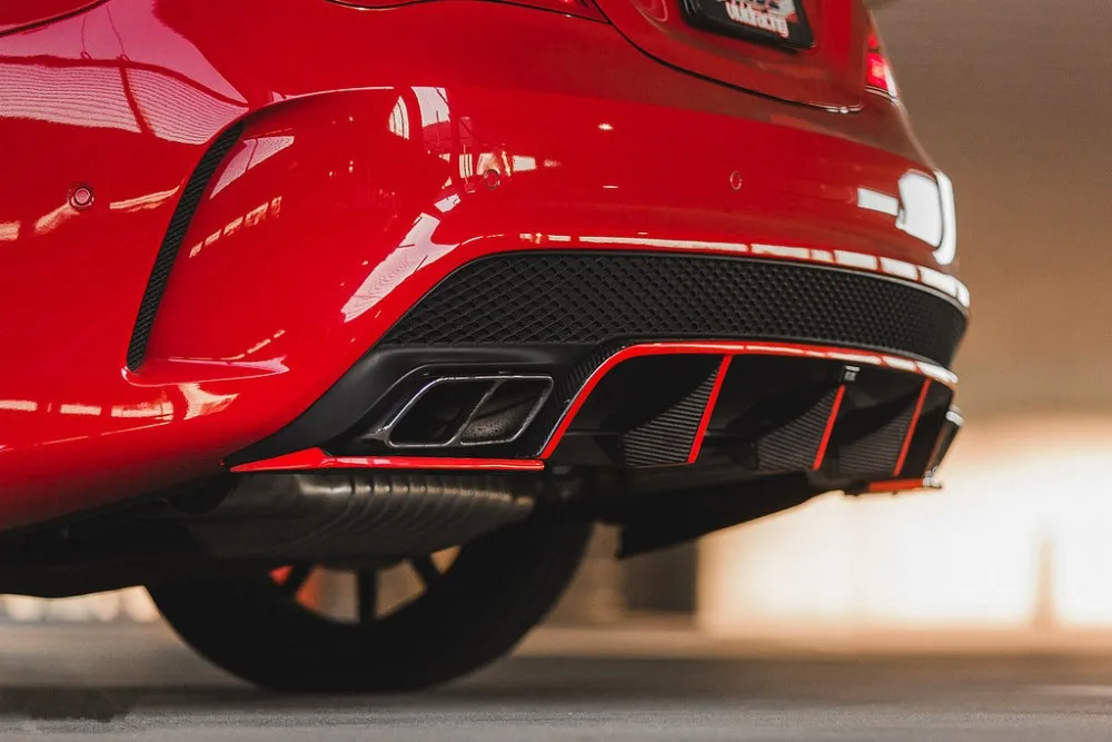 Cla Class W117 Cla45 Carbon Finber Diffuser For W117 Cla45 Carbon Rear ...