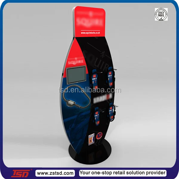 Brass Padlock Display Stand/retail Combination Padlock Display Rack ...