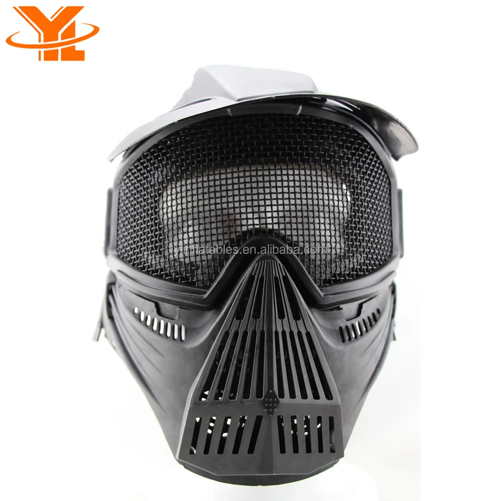 Archery Tag Game Protect Mask - Durable Black Paintball Mask