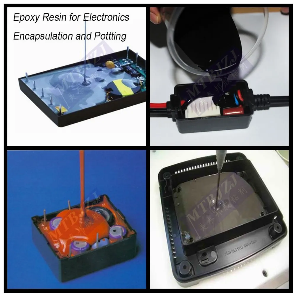 Black Self Leveling Epoxy Resin For Electronic Encapsulation And ...