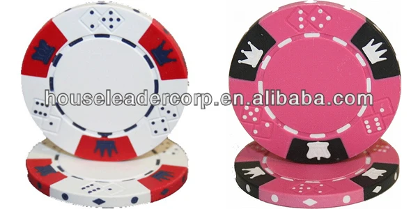 14g Tri Color Crown Dice Poker Chips / Crown Poker Chip - Buy Crown ...