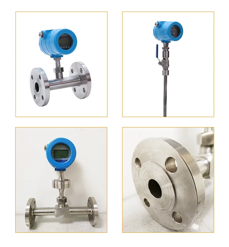 DN20 Factory Direct Sales 1 Inch Pulse Output N2 Nitrogen Gas Flowmeter ...