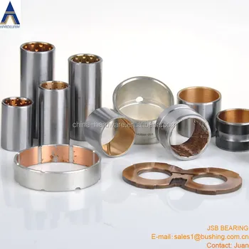 Wrapped Steel Bushing / Cross Split Carbon Steel Bronze Alloy ...