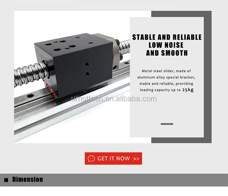 High Speed 50-4000mm Stroke Multi-axis Ball Screw Industrial Linear ...
