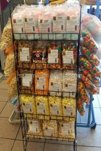 Detachable Customized Floor Standing Stand For Popcorn Display - Buy ...