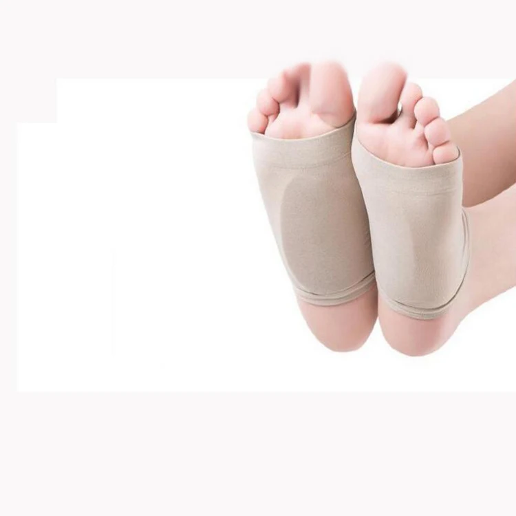 Foot Care Soft Silicone Gel Arch Support Socks Orthortic Flat Foot Pain ...