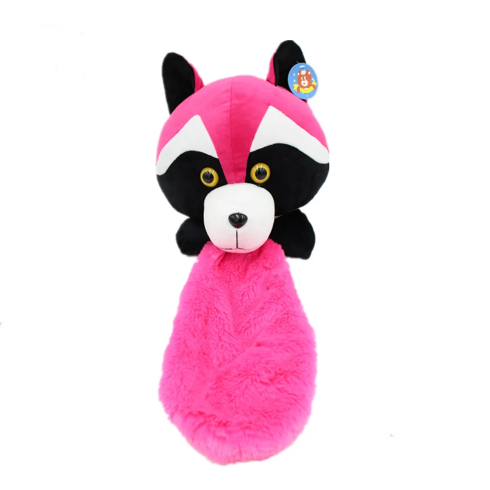 Hot Sale Multi Color Plush Raccoon Keychain Stuffed Animal Toys For ...