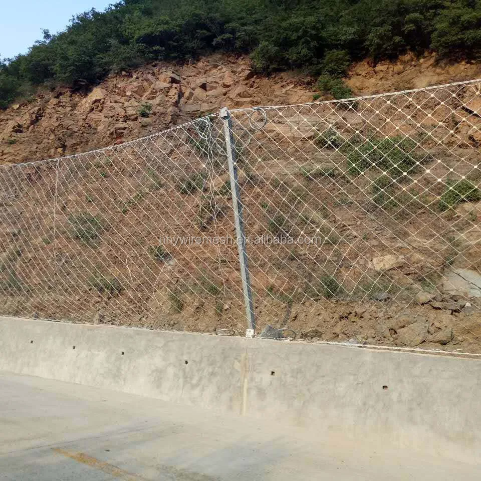 High Quality SNS Flexible Stainless Steel Wire Rope Mesh Slope Passive ...