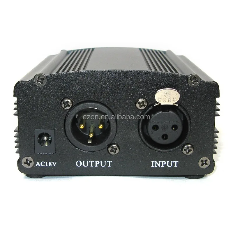 EZON 48V Phantom Power USB Power Supply for Condenser Microphones