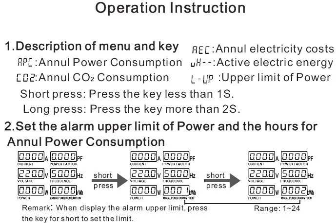 HOPI HP-9800 Handheld Power Meter - Precision & Portability