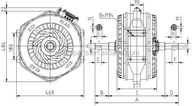 Dynamometer Eddy Current Retarder For Motorcycle Testing Machine - Buy ...