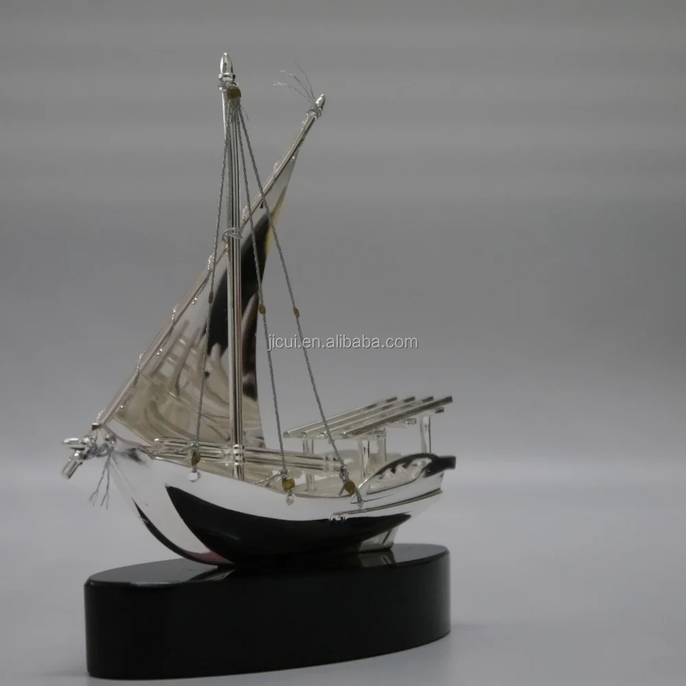 Real Golden Plated Arab Dhow For Islamic Souvenirs Gifts - Buy Dhow ...
