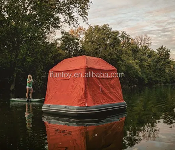 Outdoor Large Family Inflatable Floating Shoal Tent House On Water ...