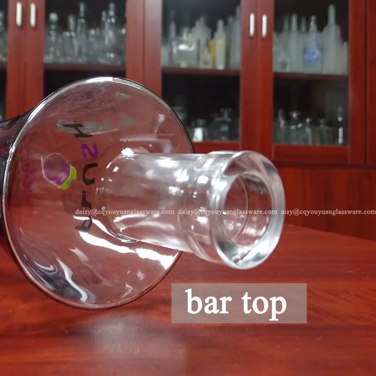 Shaped Clear Alcohol Resealable Vodka Bottle With Custom Logo - Buy ...