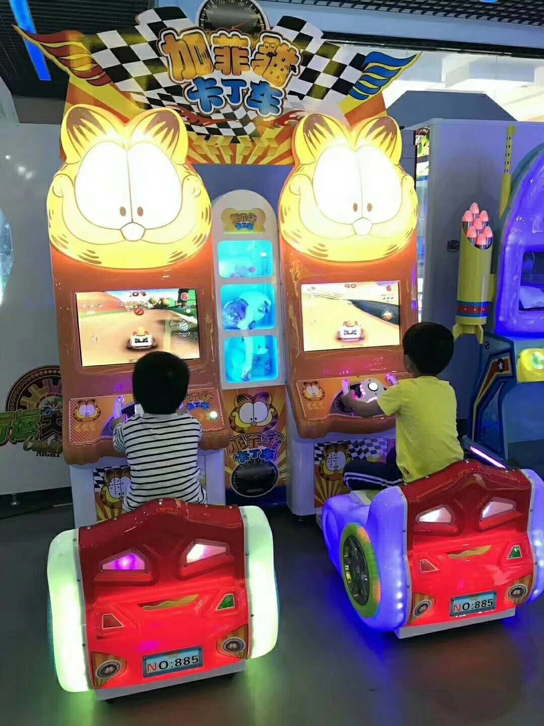 Coffee Cat Kart - Fun Coin Operated Arcade Game for Kids