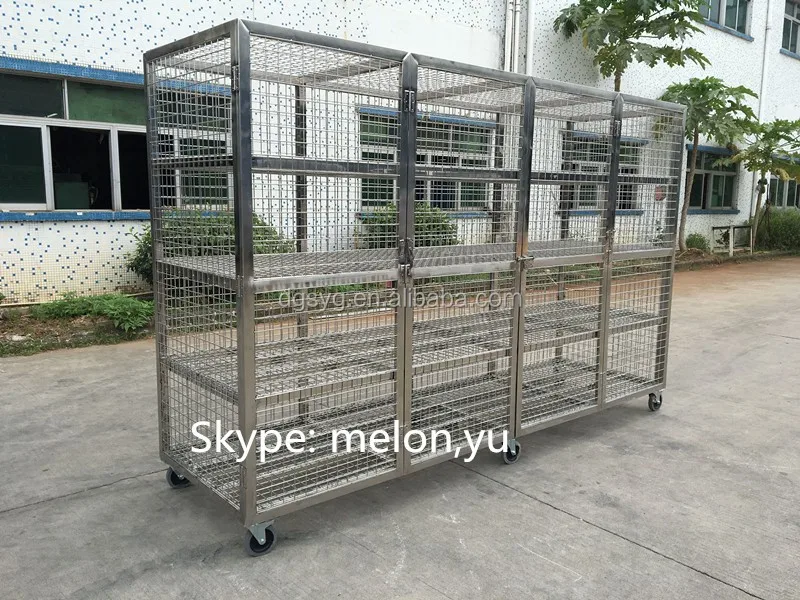 Custom Mobile Large Stainless Steel Security Cage - Buy Custom Mobile ...