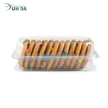 Eco- Friendly Custom Clear Disposable Boxes Cookie Packaging Boxes ...