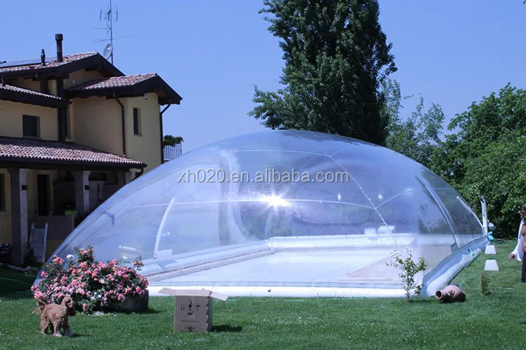 HOT Transparent Inflatable Pool Bubble Winter Dome Pool Covers