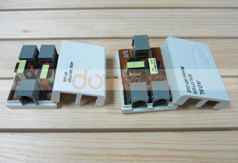 Adsl Sp-206 Splitter Telephone Fax Line Splitter Signal Separator - Buy Sp-206 Splitter,Adsl ...