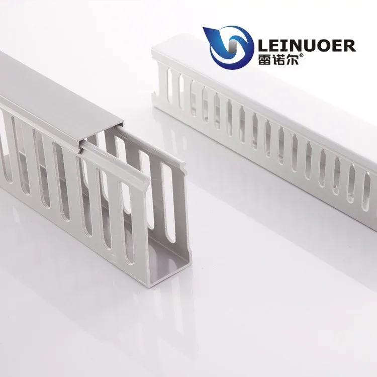 Plastic Trunking PVC Slotted Wiring Cable Duct - Durable & High-quality