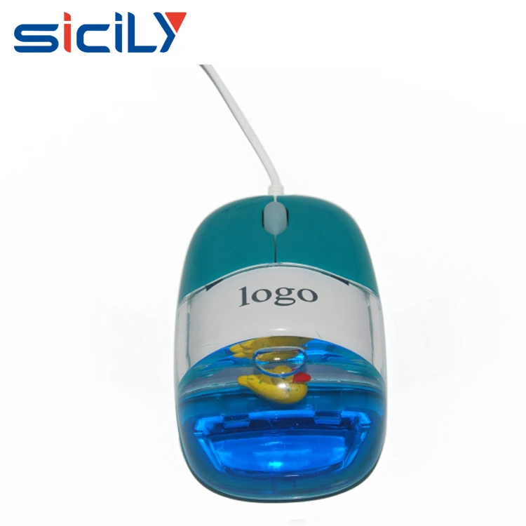 Funny Computer Mouse With Led Logo,Computer Mini Aqua Liquid Usb ...