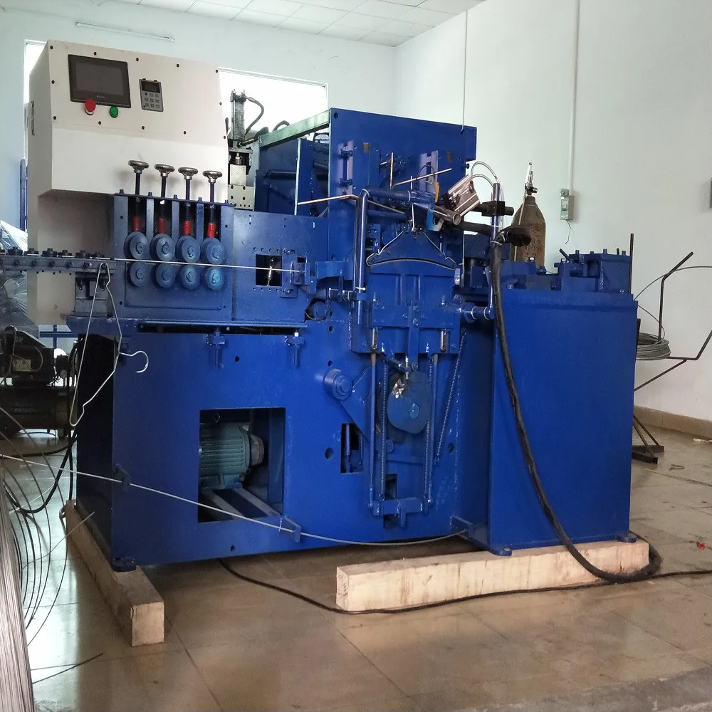 High Speed Automatic Galvanized Steel Wire Hanger Making Machine With ...