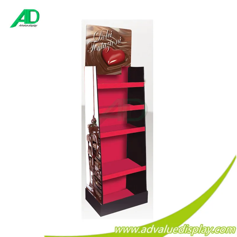 Chinese Bar Flooring Display Rack,Chocolate Bars Floor Display ...