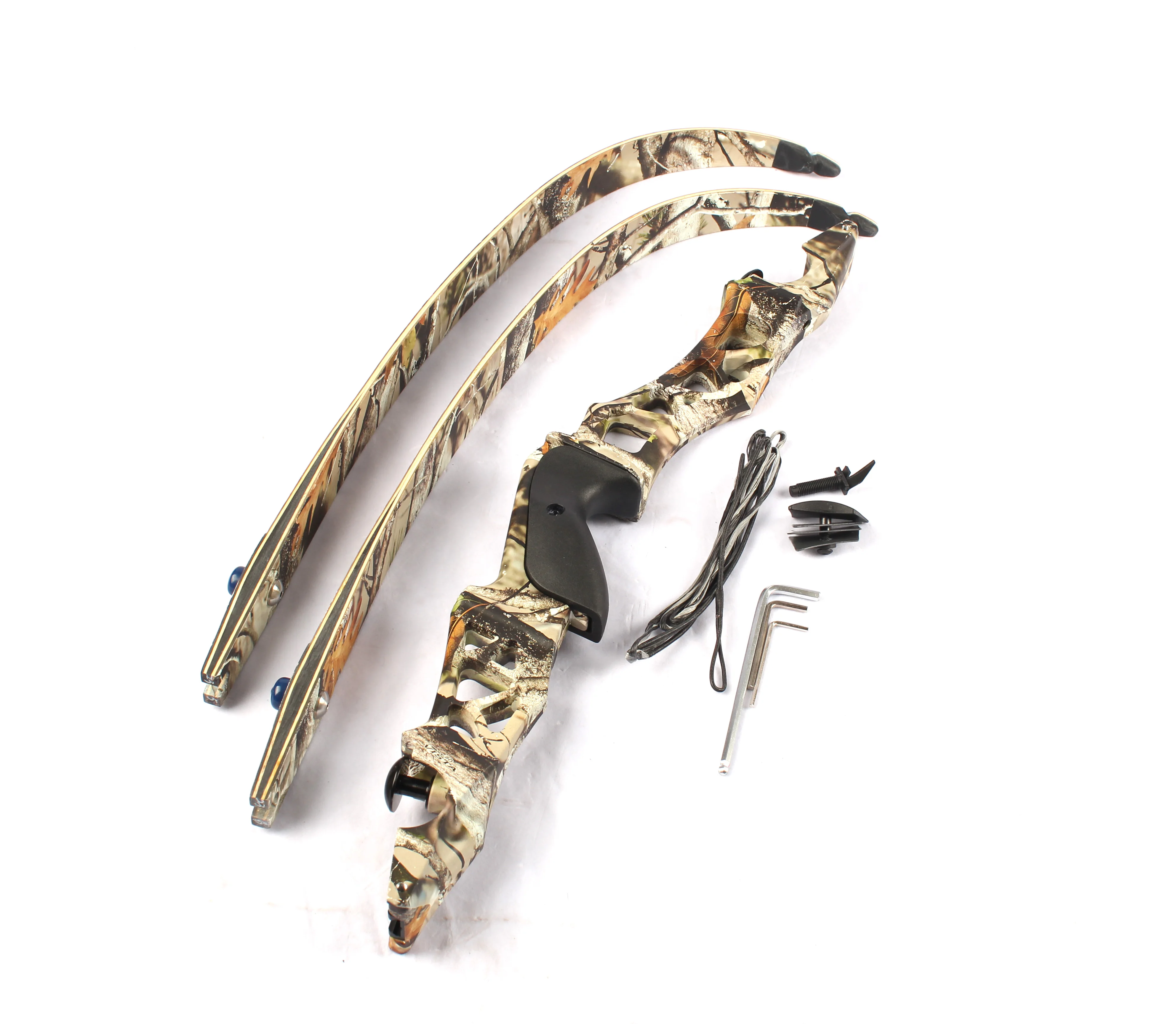 Junxing Archery F166 - Hunting Recurve Bow with Fiberglass Limbs