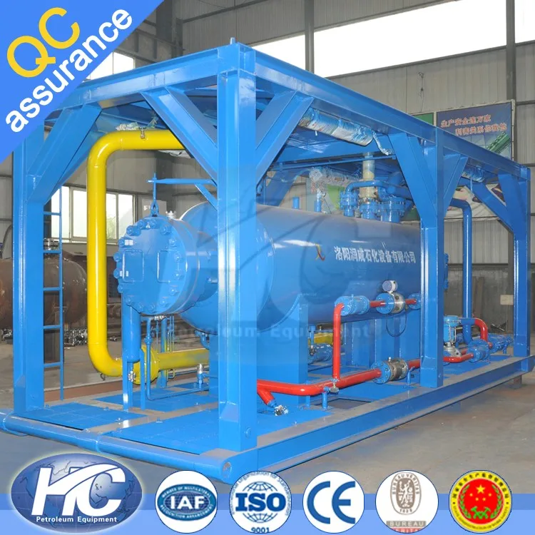 Customized Design 3 Phase Separator In Oilfield Or Gas Field / Three ...