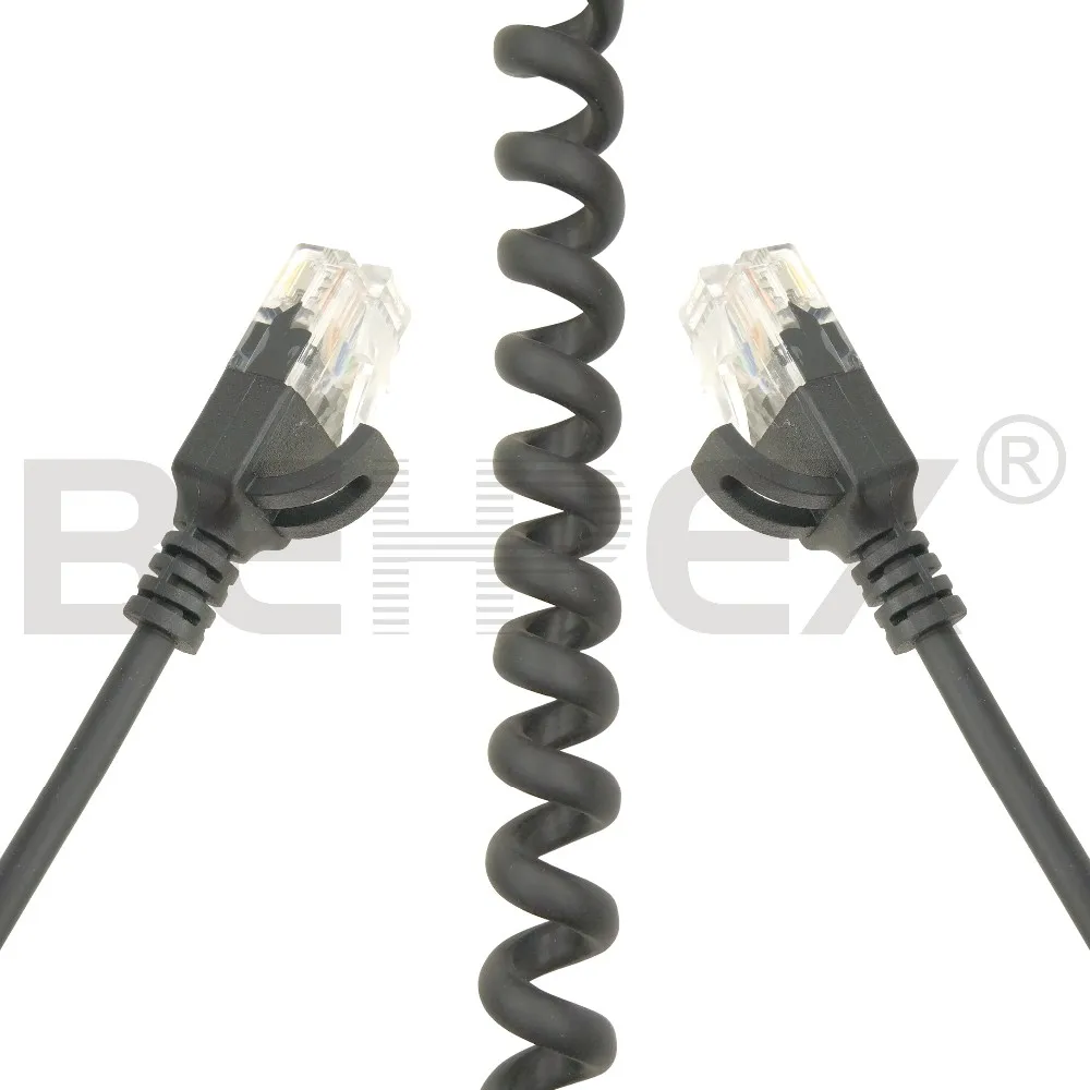 New Design Flexible Utp Coiled Cat.6 Patch Cord - Buy Coiled Cat.6 ...