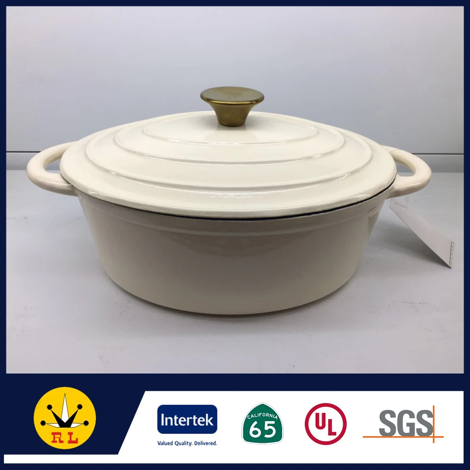 Basic 6 Quart Red Iron Cookware Set Enameled Cast Iron Dutch Oven - Buy ...