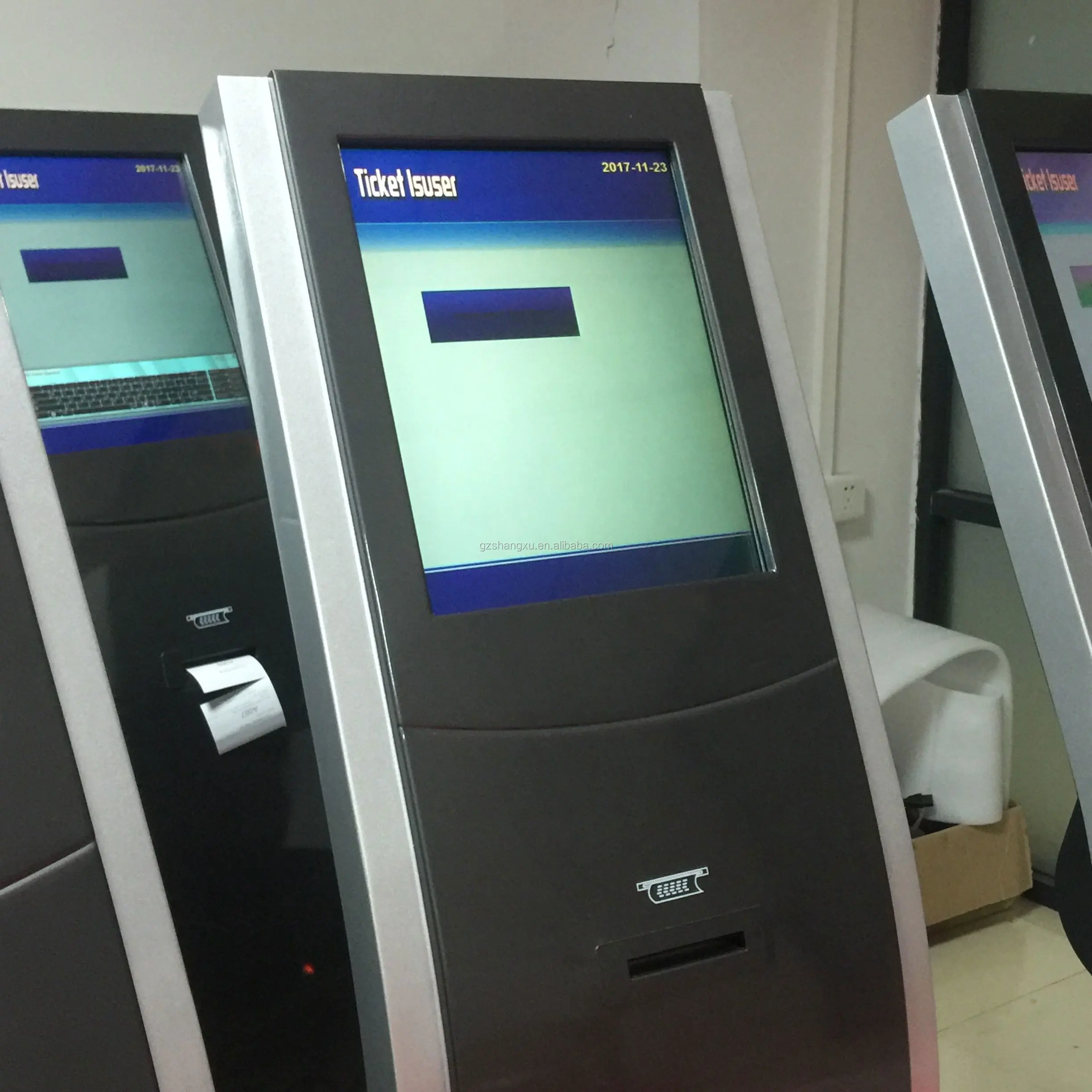 17 Inch Automatic Bank Q Management System Ticket Dispenser