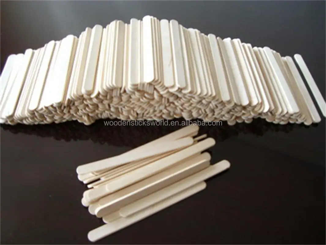 Wooden Ice Cream Stick Mini Spoon/bulk Branding Birch Round Edge And ...