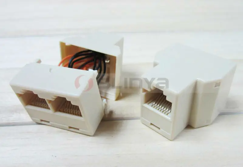 10 Pin Rj45 Connector Rj45 Network Lan Splitter Extender Connector Plug ...