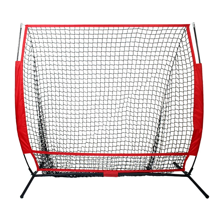 5FT Portable Folding Baseball Hitting Net Softball Goal Baseball ...