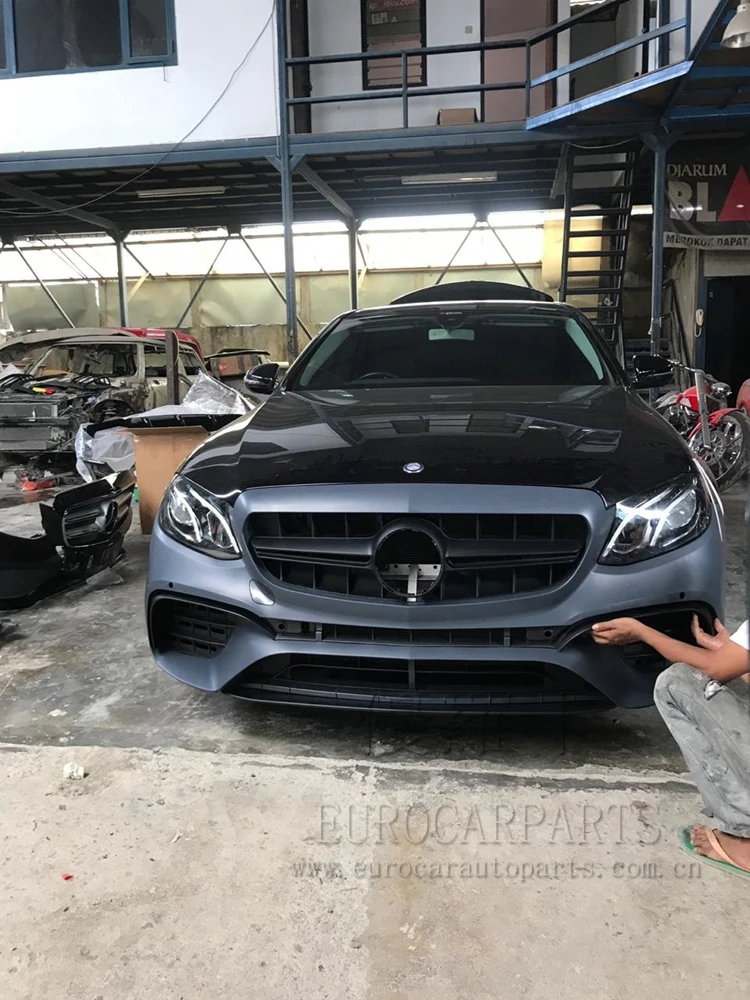 A Style W213 E63 Body Kit For Mercedes E-class E200 E250 E300 E400 2014~2018y Car Bumpers Pp ...